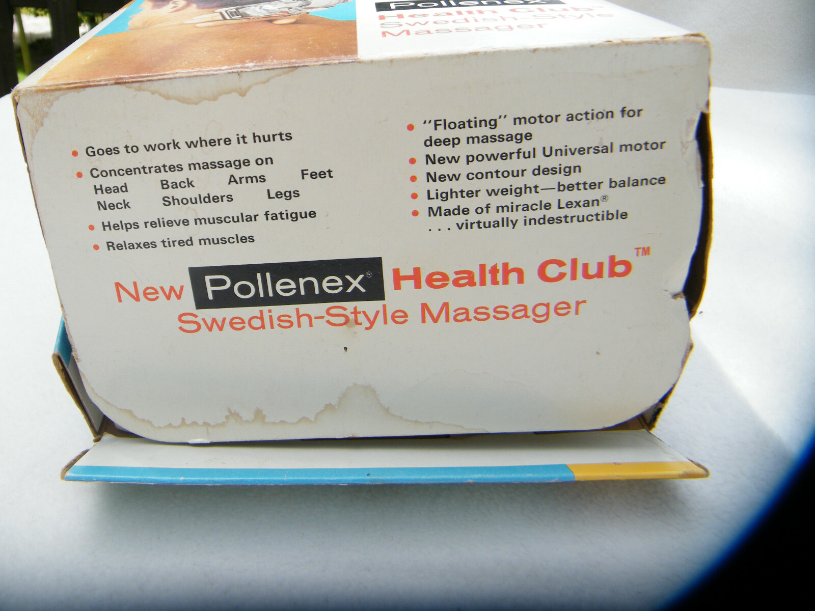 Vintage Pollenex Health Club Swedish Style Handheld Health Massager ...