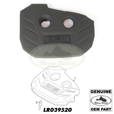 LAND ROVER ENGINE COVER LR2 FREEL 2 RR EVOQUE DISCOVERY SPORT 2.0L ...