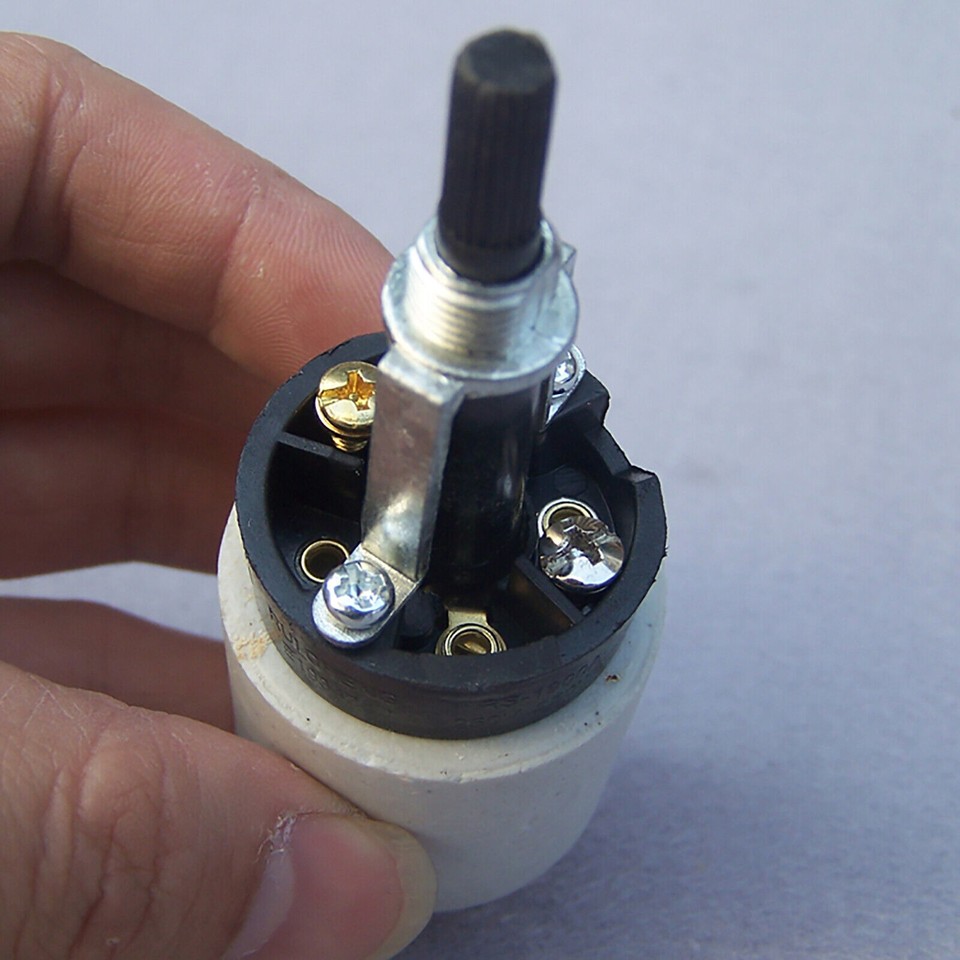 On/Off Light Lamp Rotary Knob Switch Long Bottom Turn Socket E27 Repair ...