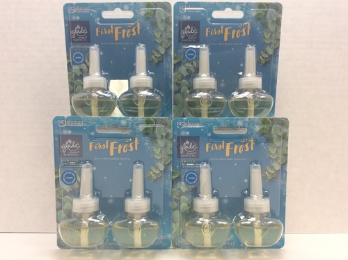 Glade PlugIns Oil 5 Refills Air Freshener First Frost, 0.67 oz, 8 ...