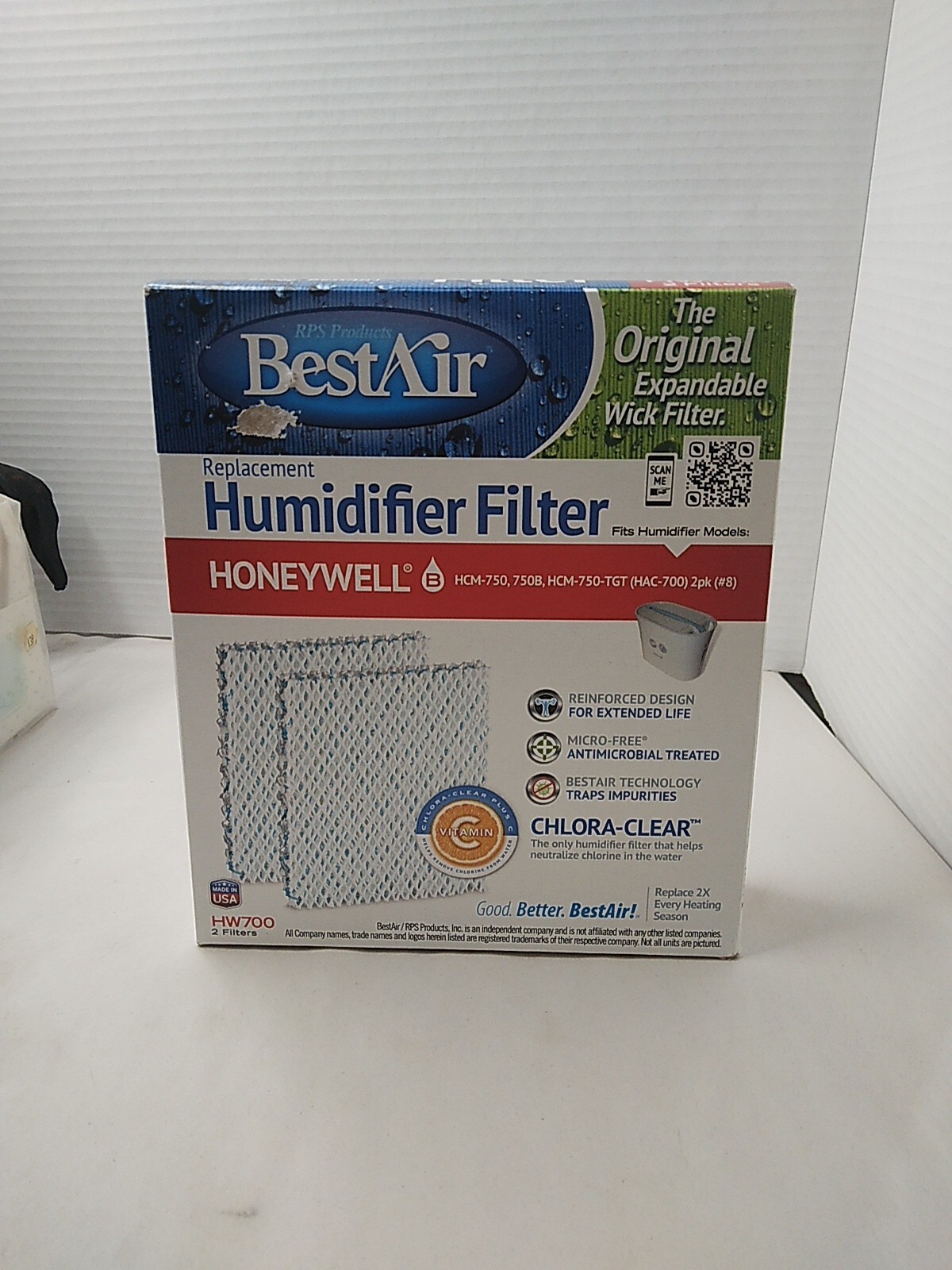 BestAir Humidifier Filter HW700 2pack NEW NIB Honeywell B | eBay