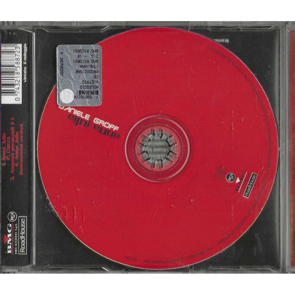 Daniele Groff CD Single Anna Julia / RCA – 74321858872 New | eBay