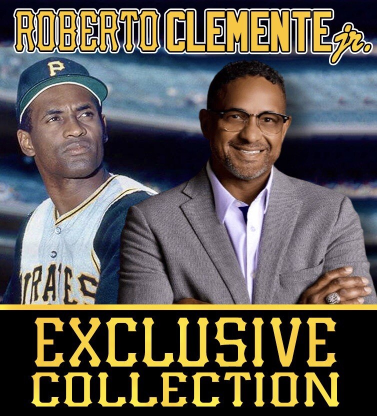 Roberto Clemente Jr. Signed LE/2121 Roberto Clemente TIME Magazine ...
