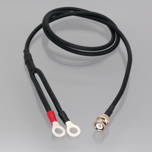 BNC male to splitter M8 8mm O Ring terminals lugs RG58 coaxial cable 1 ...