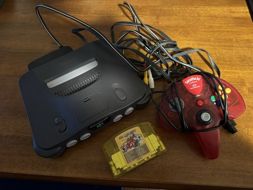 Nintendo 64 Bundle Console 1 Controller Wires Mario Party 123 Game ...