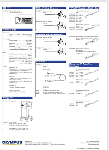 Olympus WA22367A Passive Working Element for sale online | eBay