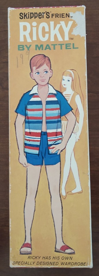 Vintage Mattel Skipper Friend RICKY Doll #1090 in Box w Accessories | eBay