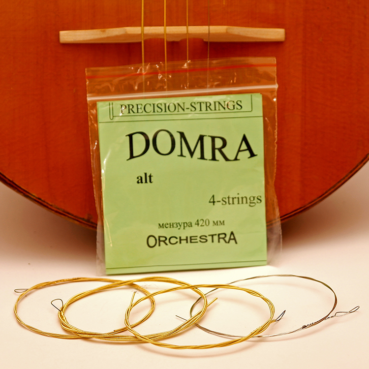 Four (4) string Alto DOMRA Alt Bronze strings Made in Ukraine, 420-430 ...