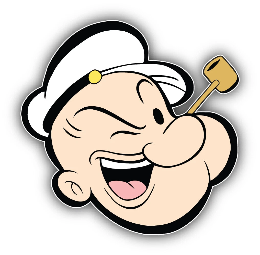 Popeye Face Tattoo