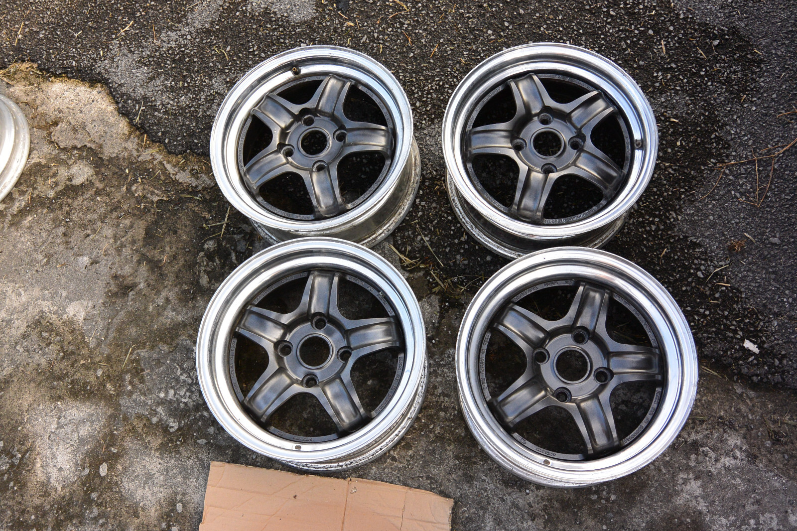 JDM 15" Wedsport RS5 RS-5 wheels for ae86 ta22 datsun ke70 ra28 ra25 ...