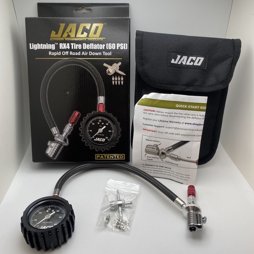 JACO Lightning RX4 Tire Deflator with Gauge - 60 PSI | Rapid Off Road ...