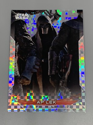 Ap’lek 2020 Topps Star Wars Chrome Perspectives /99 X-Fractor Refractor ...
