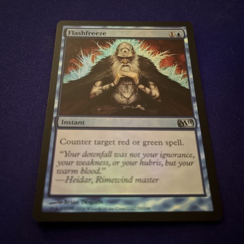 Flashfreeze FOIL Magic 2011 / M11 NM Blue Uncommon MAGIC MTG CARD ...