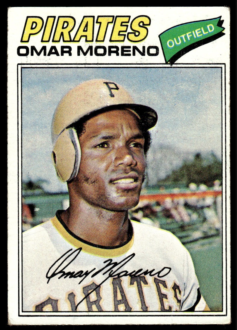 1977 Topps Omar Moreno Rookie Pittsburgh Pirates #104 | eBay