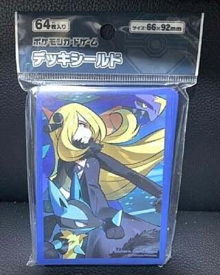 Pokemon Official Deck Shield Cynthia 64 Sleeves Japan NEW Sleeve | eBay