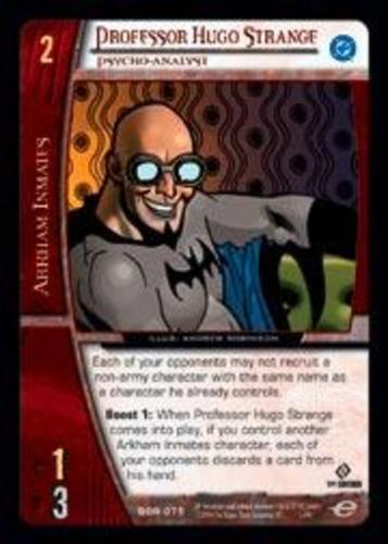 VS System: Professor Hugo Strange, Psycho-Analyst [Played] DC Origins ...