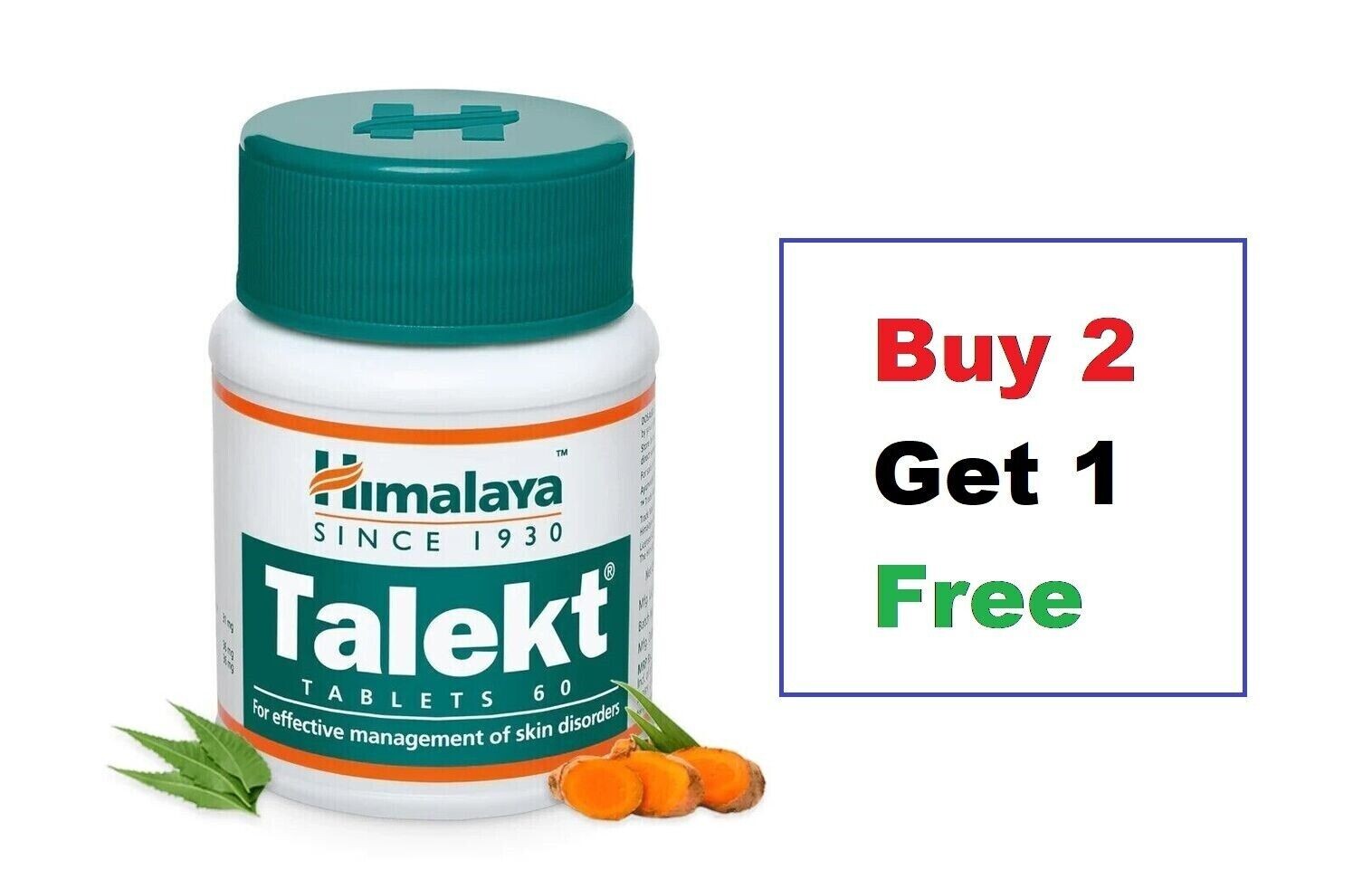 Talekt BY Himalaya 1 BOX 60 Tablets 2026 Expiry Buy 2 Get 1 Free | eBay