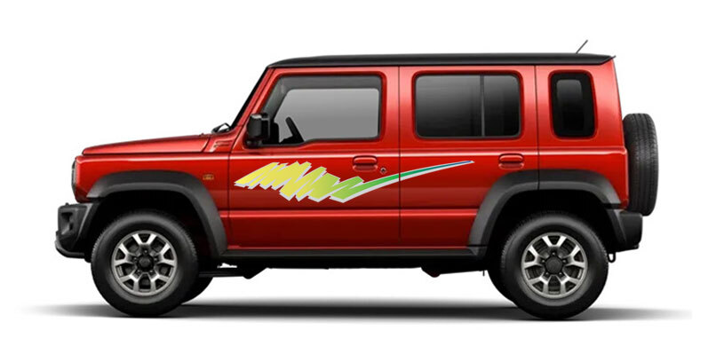 ESPERANCE BODY STRIPE DECAL KIT : SUZUKI JIMNY XL WAGON (JC74) | eBay