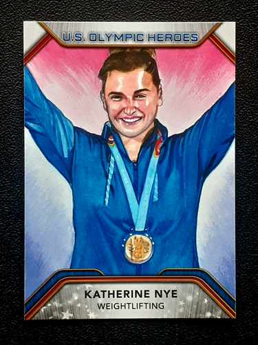 KATHERINE NYE 2021 TOPPS U.S. OLYMPIC TEAM OLYMPIC HEROES NO OH-KN ...