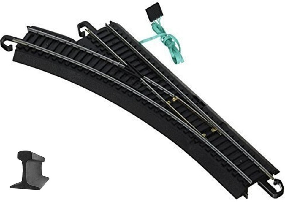 Bachmann EZ-Track ~ 18" Radius Remote Left Hand Turnout Switch ~ HO ...