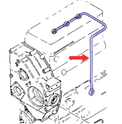 Engine Oil Line Fits Yanmar Diesel Tractors YM2610 YM2500 YM3000 | eBay