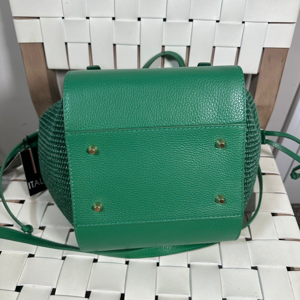 NWT VIOLA CASTELLANI MILANO Leather Handbag Shoulder Tote Crossbody ...