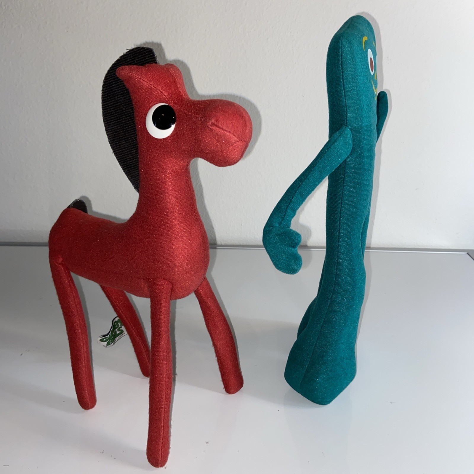 Gumby Pals Pokey Posable Plush 1983 Art Clokey Lot Of 2 Figures Dolls ...