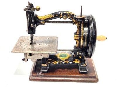 WOW antique & rare sewing machine THE CHALLENGE circa 1889 UK | eBay