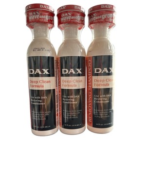 (3) Dax Deep Clean Formula Removing Shampoo - 14 fl oz discontinued wax ...