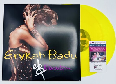 Erykah Badu Baduism Signed Autographed Yellow Colored Vinyl JSA COA | eBay