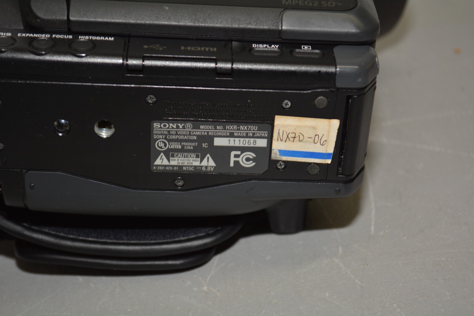 Sony HXR-NX70U (96 GB) High Definition DVD, AVCHD Camcorder for sale ...