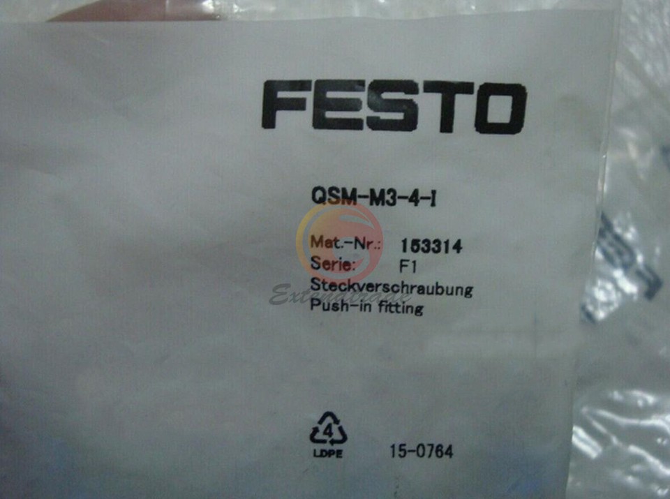 10PCS FESTO connector QSM-M3-4-I 153314 | eBay