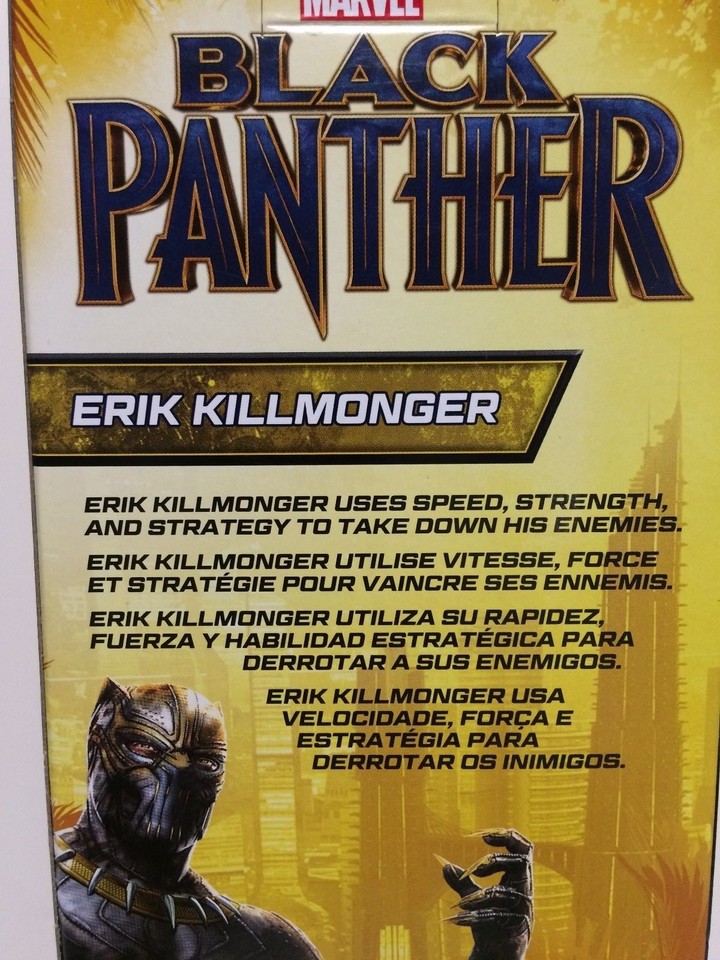 Black Panther Erik Killmonger Titan Hero Series by Hasbro | eBay