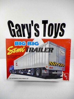 New Sealed AMT Big Rig Semi Trailer 1/25 Plastic Model Kit #1164/06 | eBay