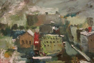 Chester Snowden original oil painting on board, framed, excellent ...