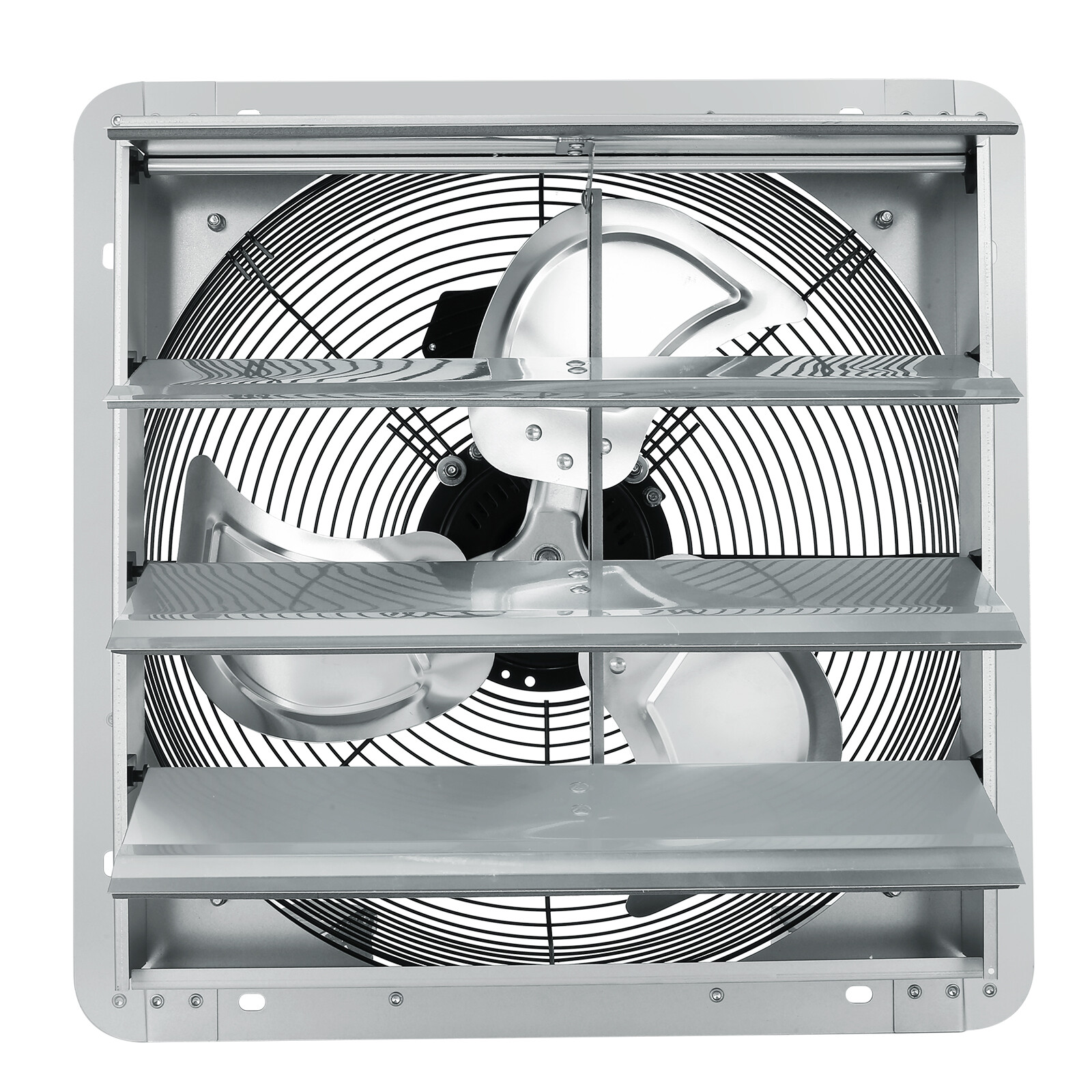VEVOR Shutter Exhaust Fan Shop Exhaust Fan 16'' Wall Mounted Aluminum ...