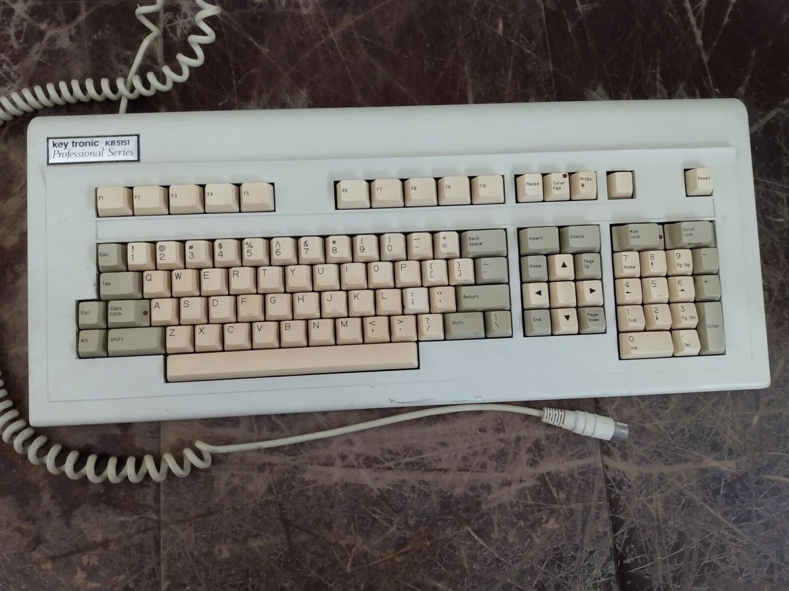 VINTAGE KEY TRONIC KB5151 PROFESSIONAL SERIES KEYBOARD | eBay