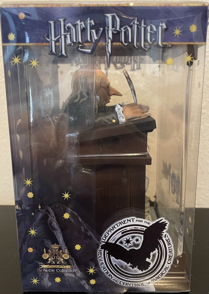 HARRY POTTER MAGICAL CREATURES GRINGOTTS GOBLIN NO10 FROM THE NOBLE ...