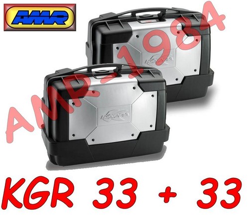 COPPIA VALIGIE KAPPA GIVI KGR 33 + KGR33 in coppia GARDA LT33 NEW BAGS ...