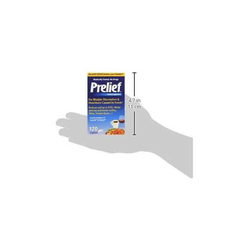Prelief Acid Reducer Calcium Glycerophosphate Supplement Caplets 120 Ct ...