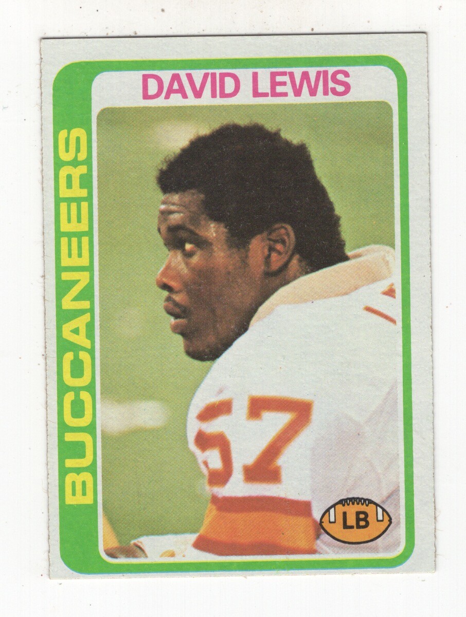 1978 TOPPS FOOTBALL ROOKIE DAVID LEWIS TAMPA BAY BUCCANEERS #484 | eBay