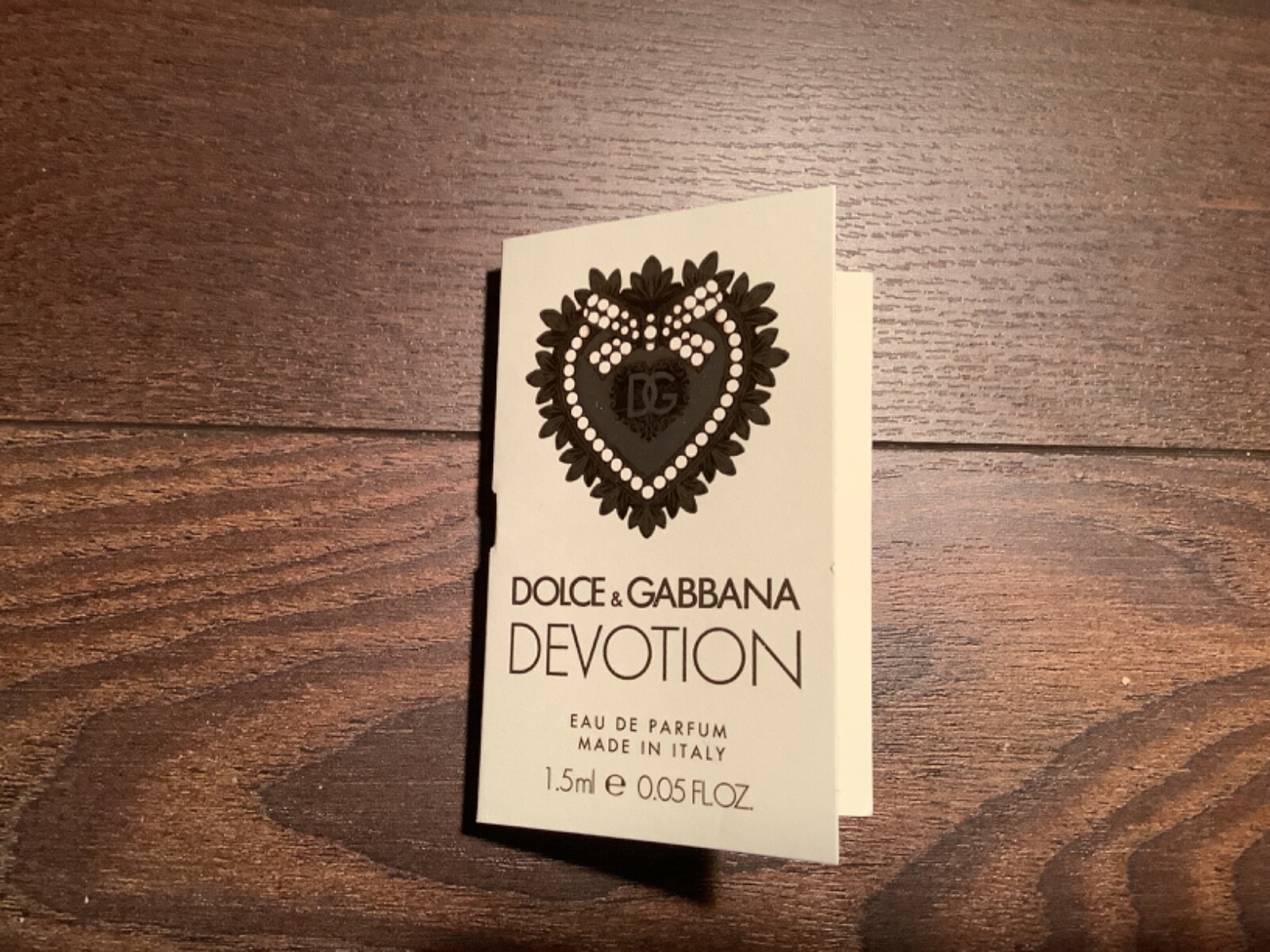 NEW DOLCE & GABBANA DEVOTION D&G EDP 1.5ml .05fl oz Eau de parfum spray ...