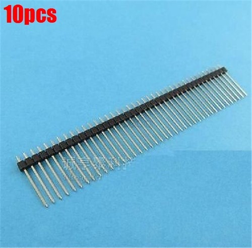 10Pcs 1X40 40Pin 2.54MM 20Mm Long Header Pin Male Breakable Pin Header ...