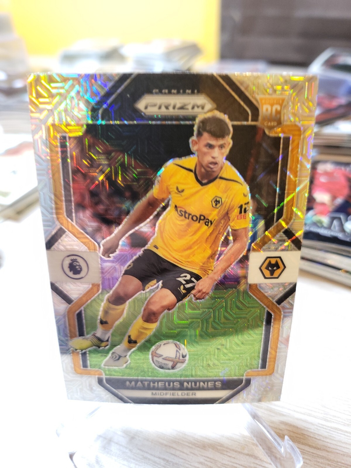 2022-23 EPL Prizm Matheus Nunes Rookie RC Mojo Wolverhampton Wolves | eBay