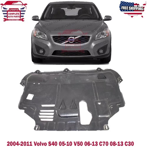 Front Engine Splash Shield For 2004-2011 Volvo S40 05-10 V50 06-13 C70 ...