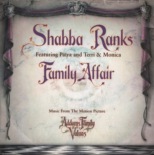 Shabba Ranks Family Affair 7" vinyl UK Atlas 1993 - pic sleeve has ...