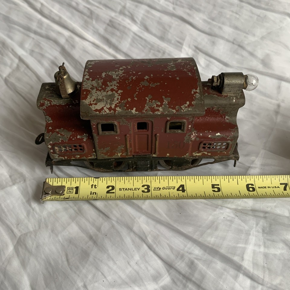 Vintage LIONEL 150 New York Central NYC Locomotive, Maroon, O Gauge ...