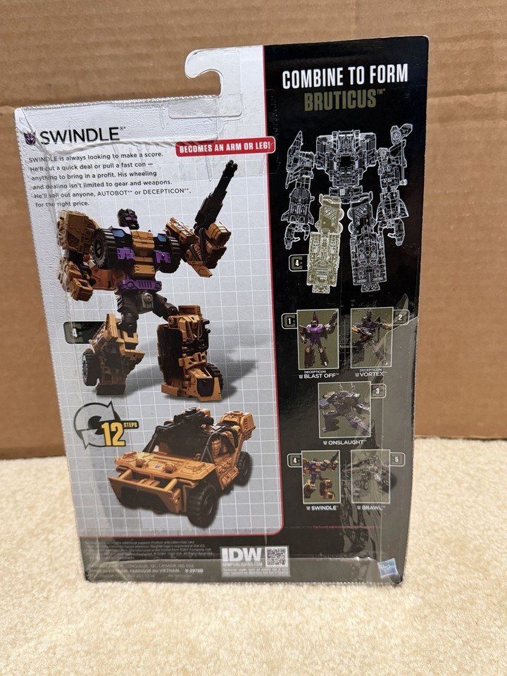 Transformers Combiner Wars Deluxe Class Swindle Combaticon Bruticus NEW ...