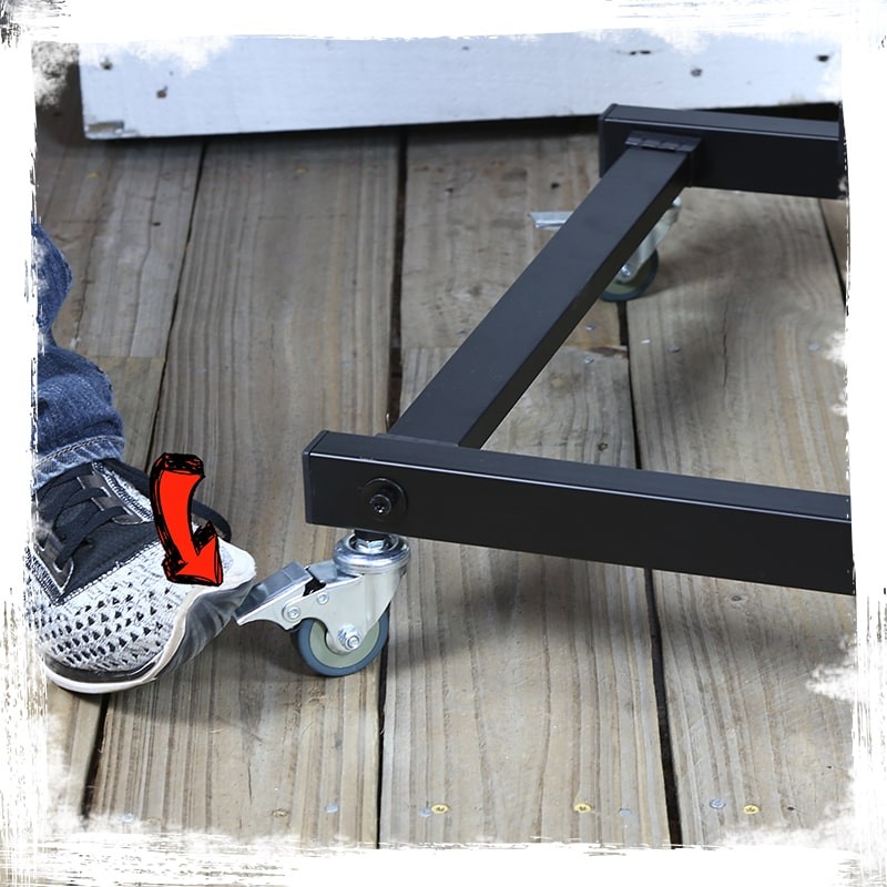 Rack Mount Rolling Stand & Adjustable Mixer Platform Rails by GRIFFIN ...