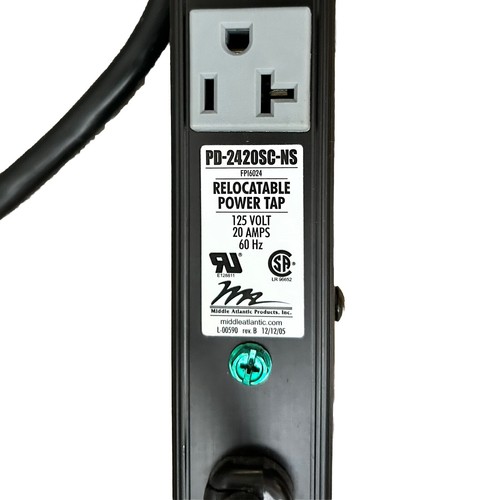 24 Outlet Relocatable Power Strip: 125 Volt/20 AMPS/60 Hz | eBay